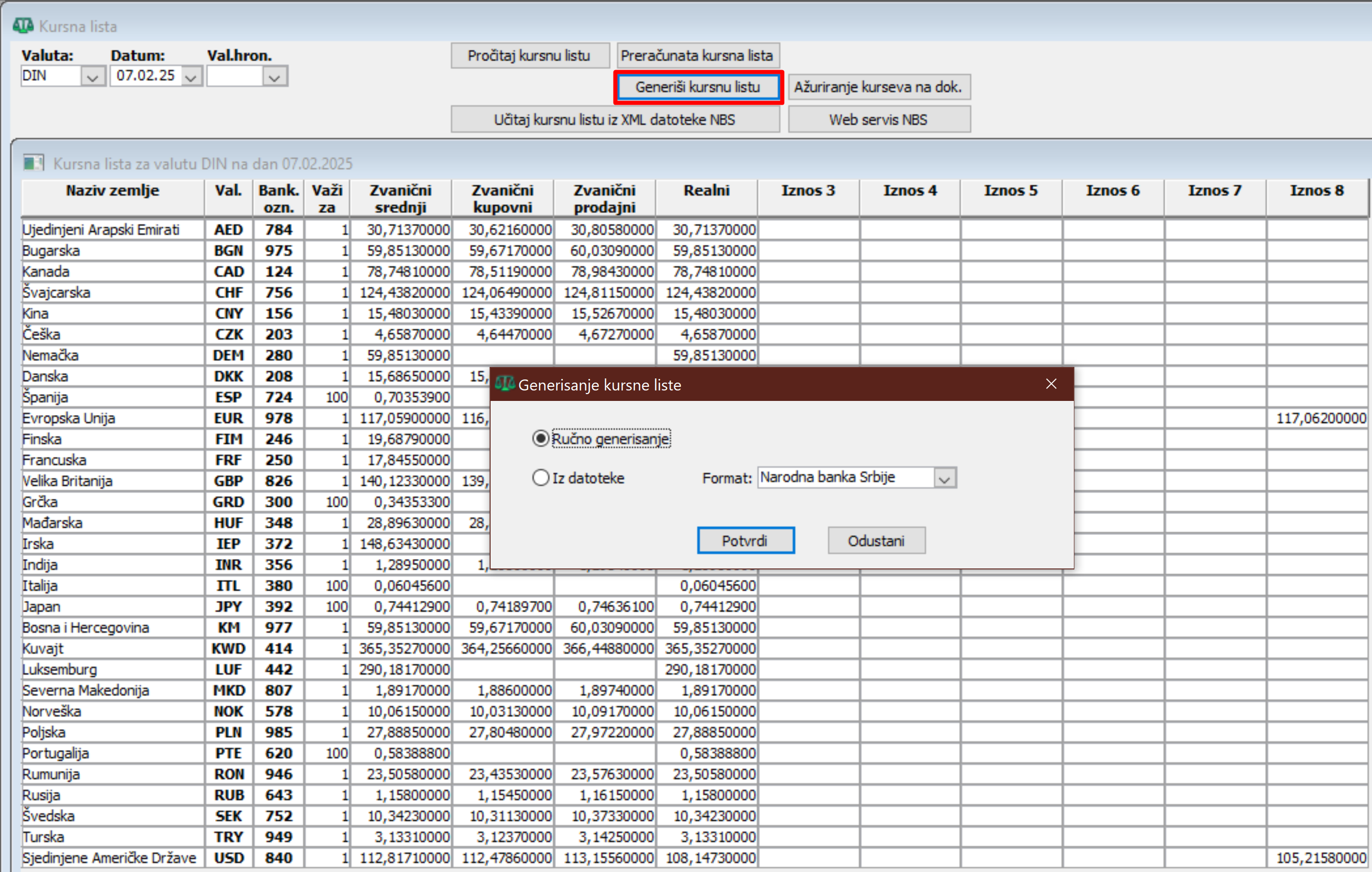 Calculus 12 | Kursna lista
