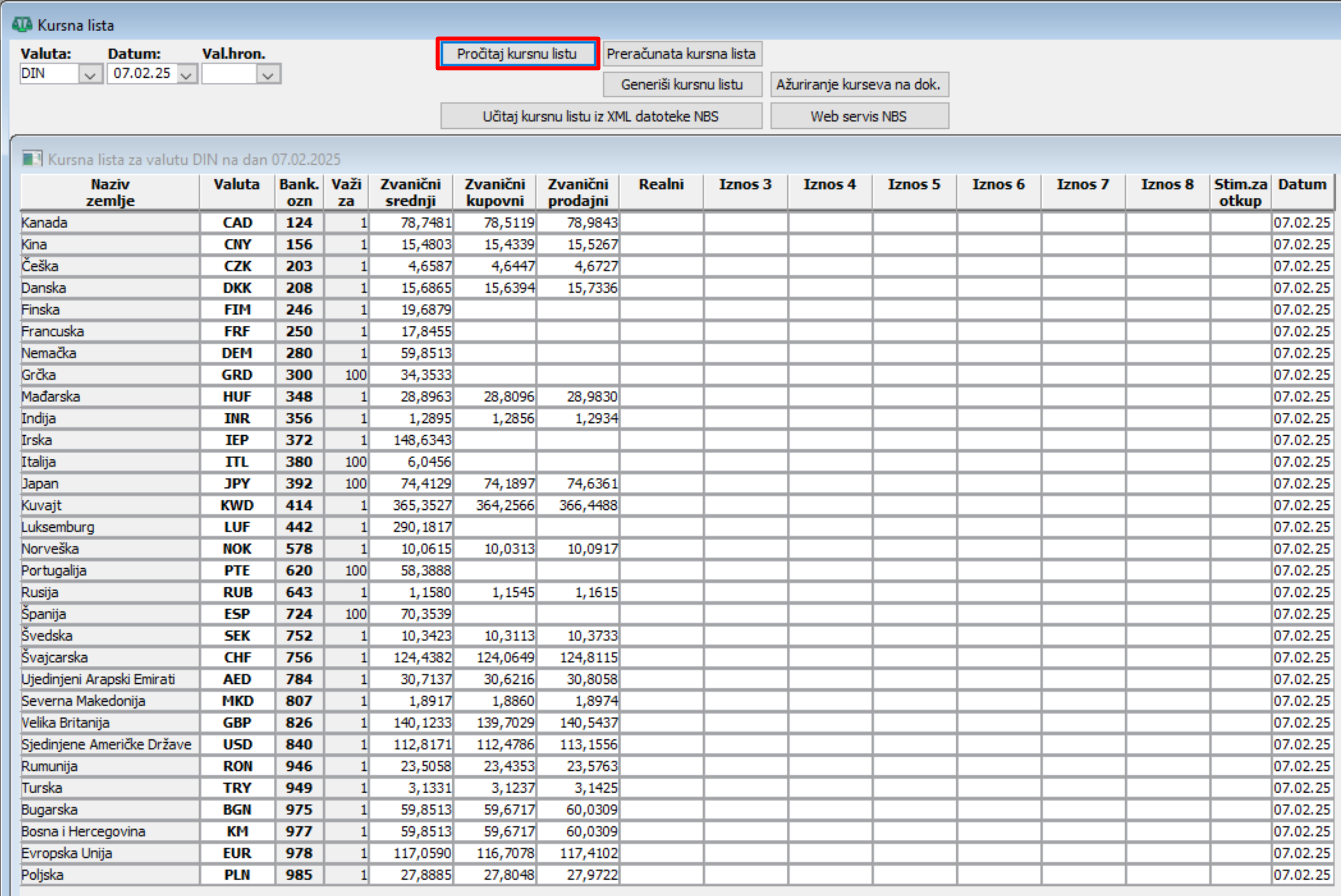 Calculus 12 | Kursna lista